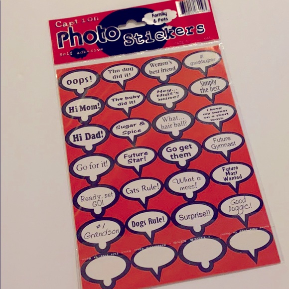 Office | New Pack Of 56 Assorted Caption Stickers Gc5 | Poshmark